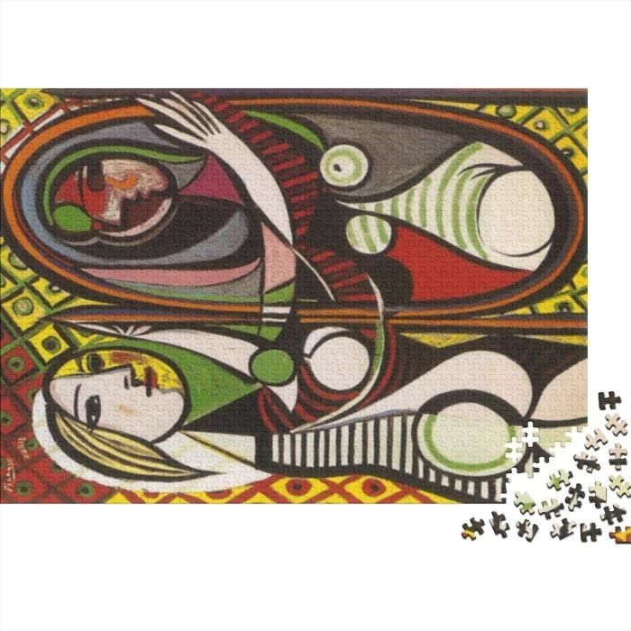Puzzle en bois Pablo Picasso - Girl In Front Of Mirror - 300pcs ...