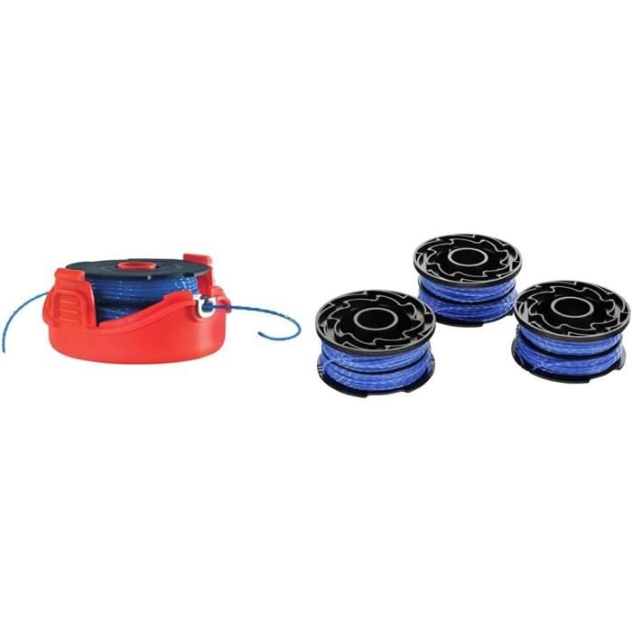 Cassette avec Bobine de Rechange pour Coupe-Bordures & Lot de 3 Bobines de Rechange pour Coupe ...