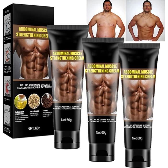 3PCS Sculptique Abs Crème Sculptante,Crème brûle-graisse pour le ventre, crème raffermissante ...