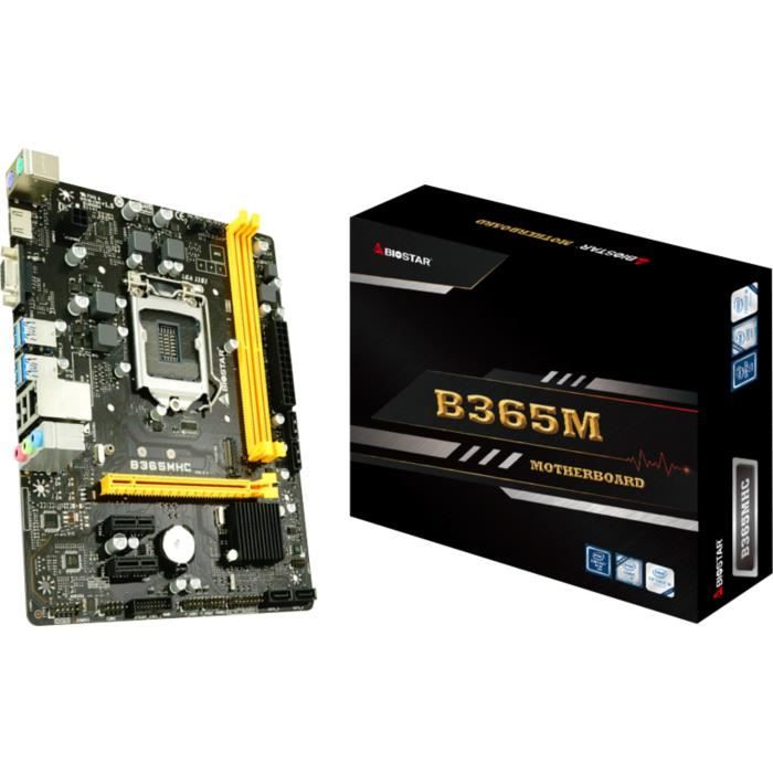Biostar Bios B365MHC B365 - Cdiscount Informatique