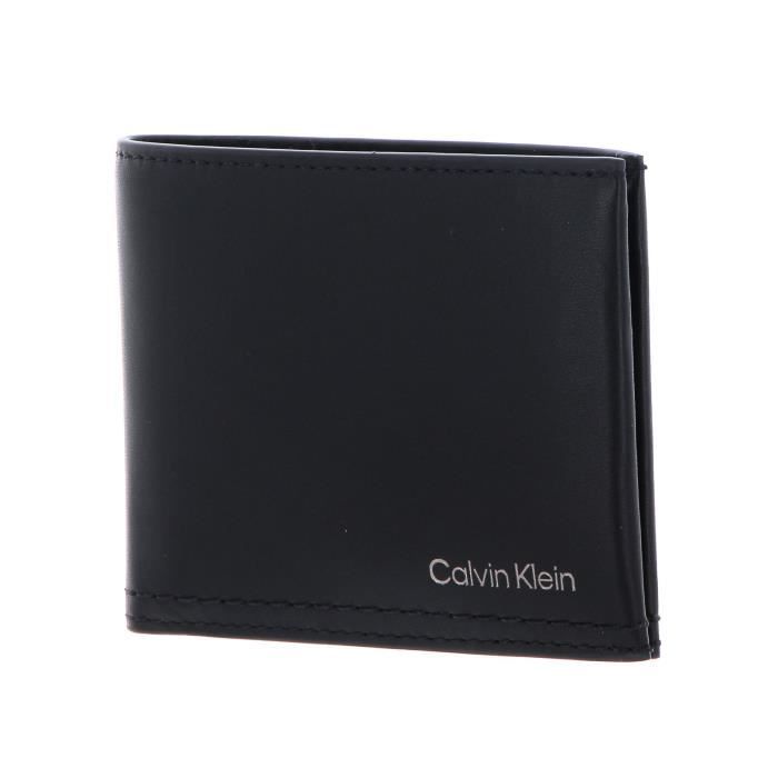 Calvin Klein Duo Stitch Bifold 6CC W / Bill CK Black [209107] - étui ...