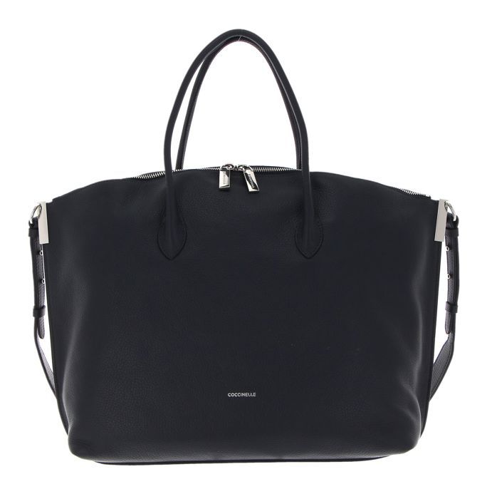 COCCINELLE Sac shopper bleu foncé en cuir pour femme - Estelle Handbag ...