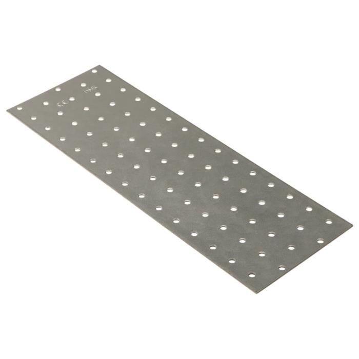 EQUERRE DE FIXATION - Plaques perforées 20 pcs 2 mm 300x100 mm acier ...
