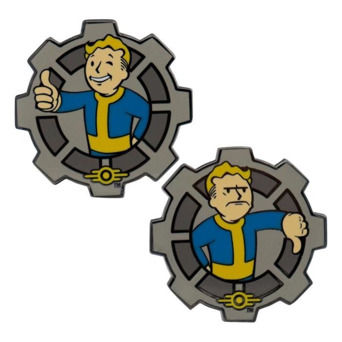 FALLOUT PIÈCE DE COLLECTION FLIP COIN LIMITED EDITION FANATTIK ...