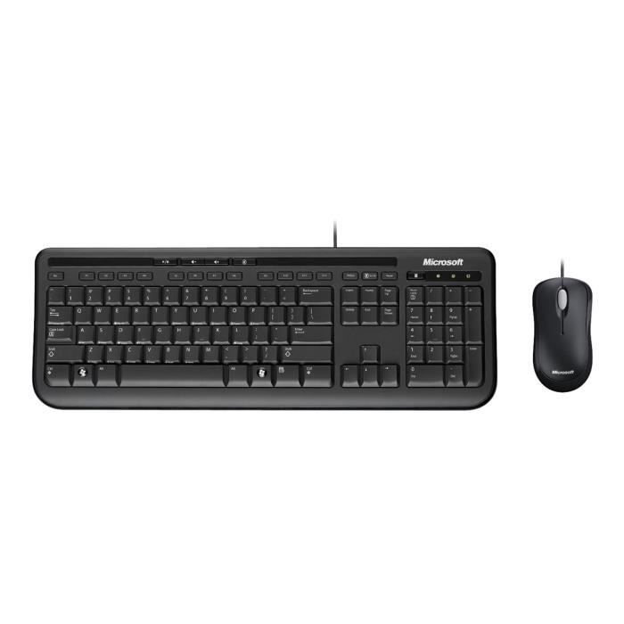 Microsoft Wired Desktop 600 Ensemble clavier et souris USB Polonais ...