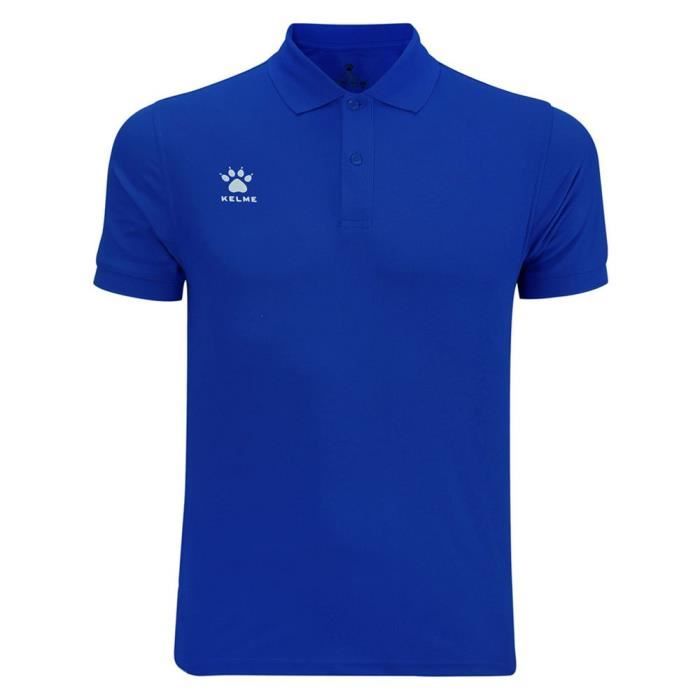 Polo Street Kelme pour enfant - Bleu Royal - Manches courtes ...