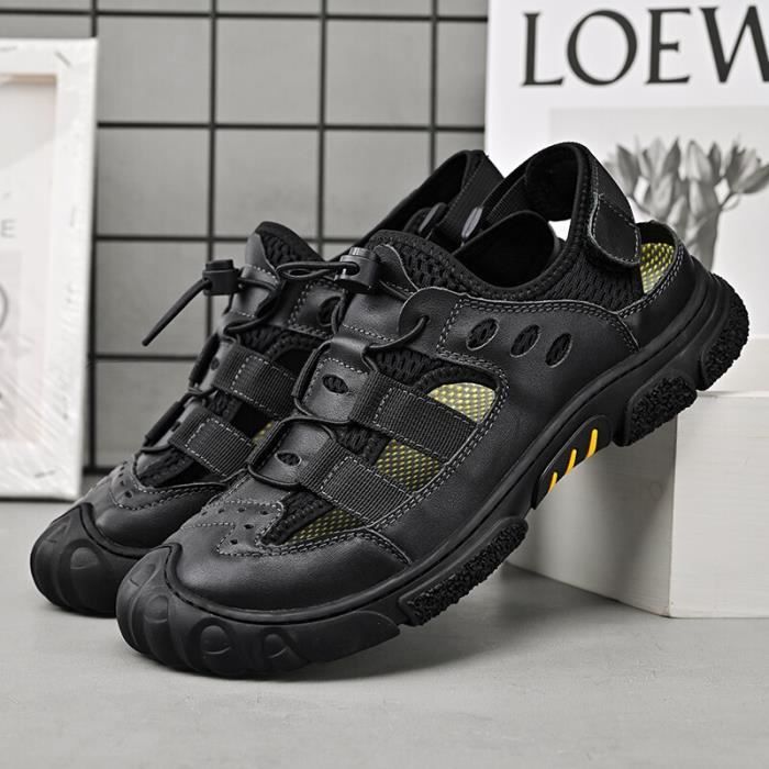 Mocassin,d'Extérieur Respirantes en Cuir Souple pour Homme,Chaussures ...