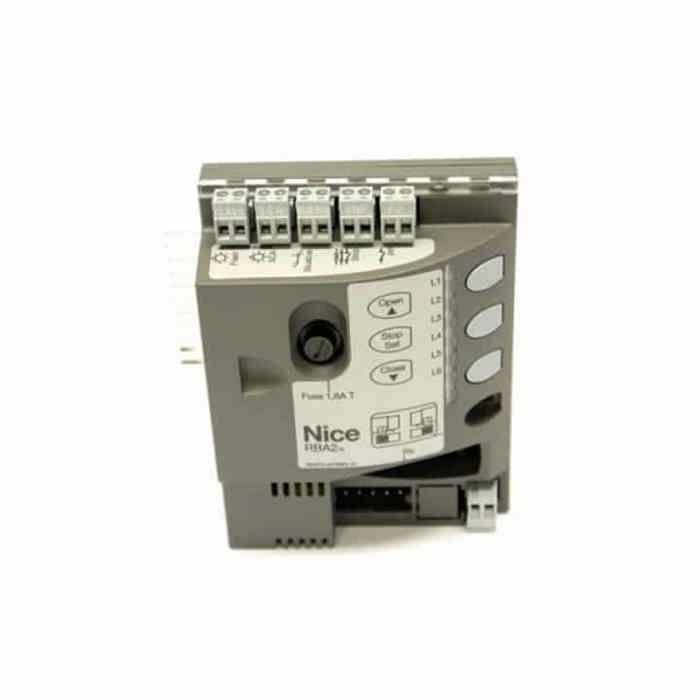 Carte électronique NICE RBA2/A (Réf : 004080) pour motorisation ...