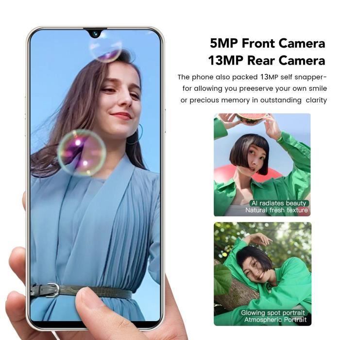 3G Smart Phone 6.5Inch Smart Phone 3G Wifi 4Gb Ram 64Gb Rom 5Mp Front ...