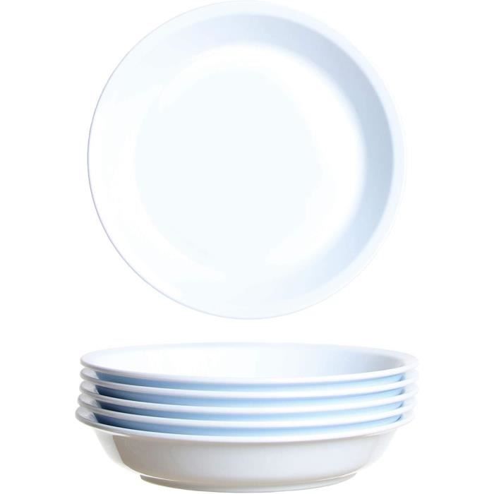 Gastro Assiette Plastique 6 X 21 Cm - Blanc - Assiette Enfant ...
