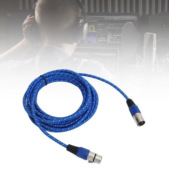LIU-7694954656210-Cable XLR mle vers femelle Cable de Microphone XLR ...
