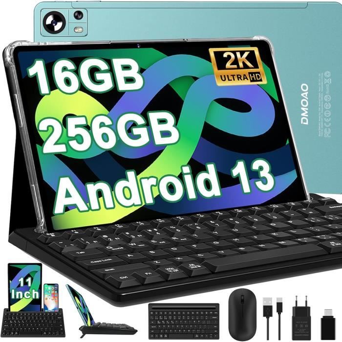 Tablette Android 13 Avec 11 Pouces 2K Écran, Trois Caméras 5Mp+13Mp+2Mp, Fhd Tablette Tactile ...