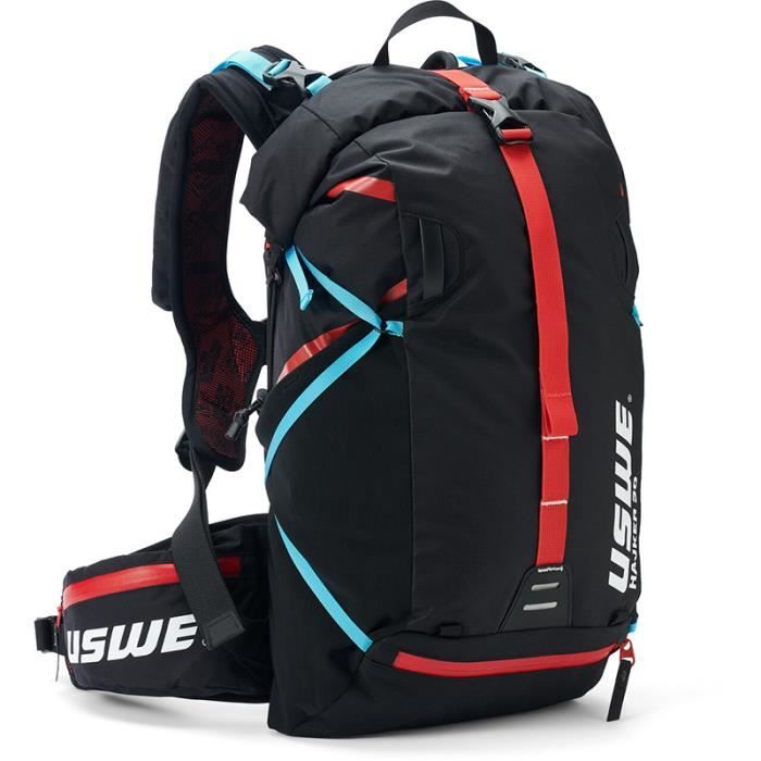Sac à dos et hydratation enroulable et imperméable Uswe Hajker - noir ...