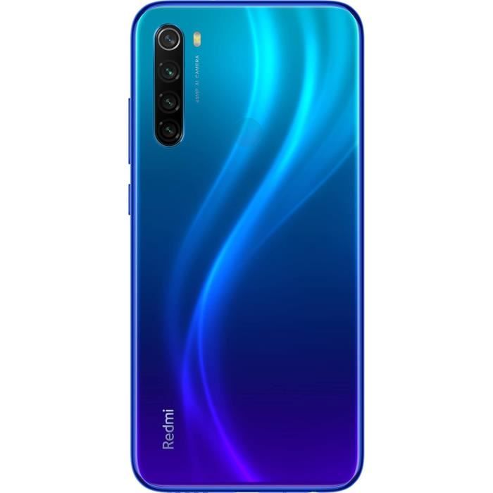 Xiaomi Redmi Note 8 2021 - Smartphone 64GB,4GB RAM,Dual Sim,Neptune Blue - Cdiscount Téléphonie