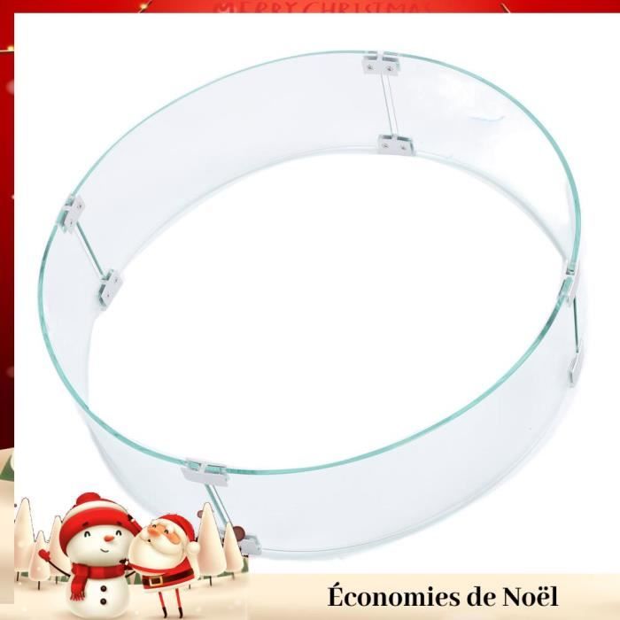 VBESTLIFE Pare-vent pour foyer Pare-vent en Verre trempé pour Foyer ...