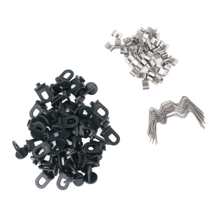 Clips de vitrage pour serre Kit de réparation de fenêtre de serre de 50 ...