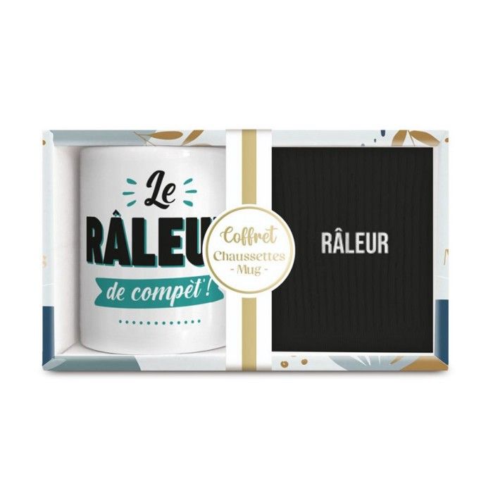 Coffret Mug et Chaussettes Fantaisie pour Homme - Râleur - Cdiscount Au ...