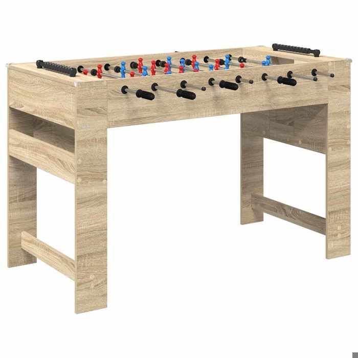 PROMOTION Table de Foosball Chêne Sonoma 125x60,5x80 cm 232346 ...