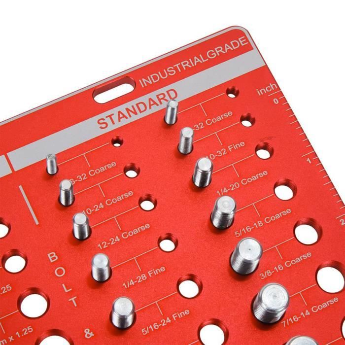 YOSOO vérificateur de filetage en pouces et métrique Vérificateur de ...