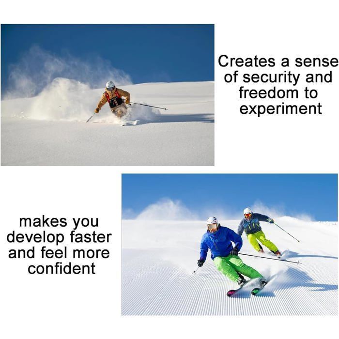 Protection Tibia Ski,KIT DE PROTECTION, Protecteurs de Tibias Élastiques Anti-Collision Longs ...