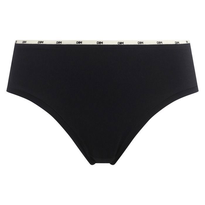 Slip coton stretch à galon Icons Essentiel Noir - Cdiscount Prêt-à-Porter
