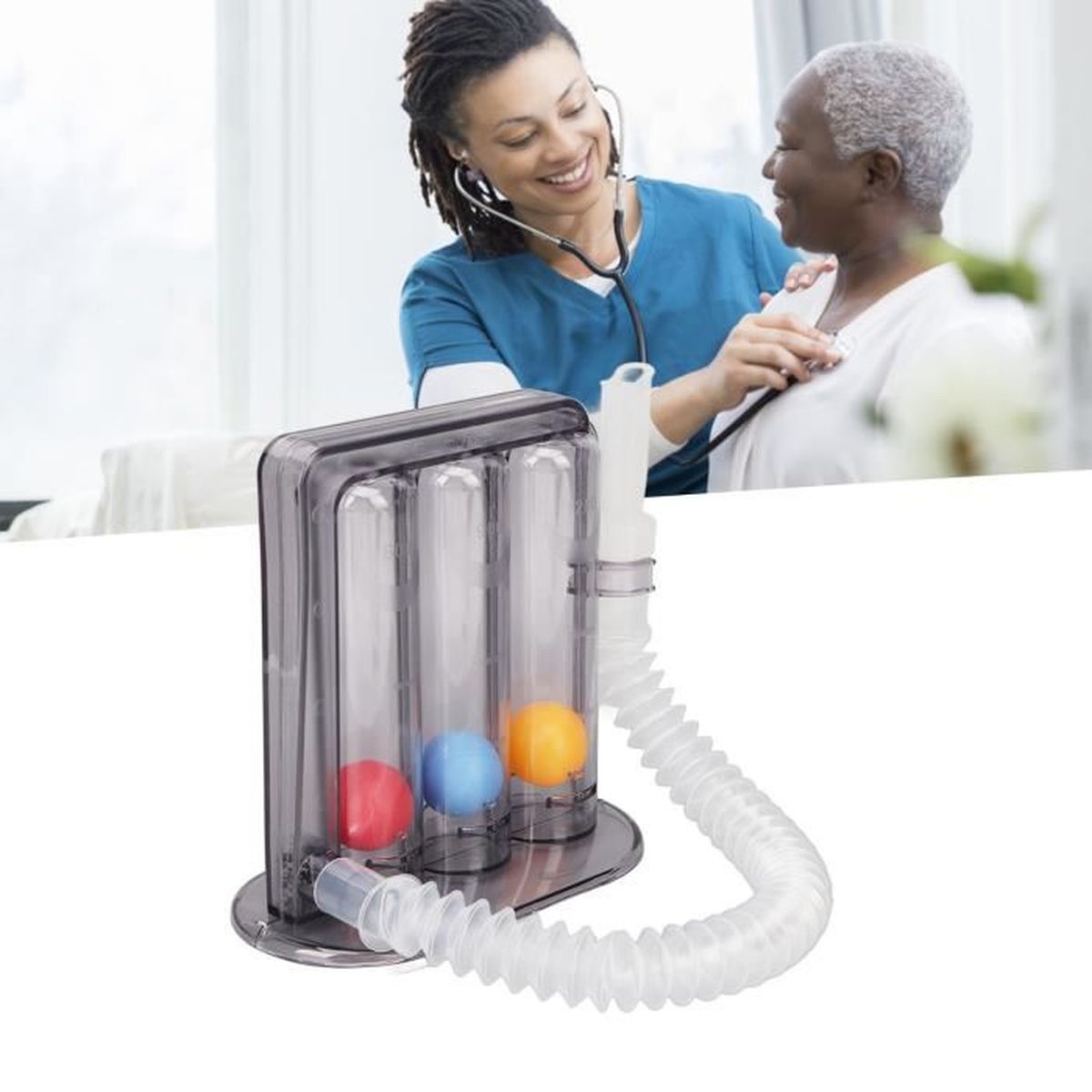 Appareil d'exercice pulmonaire à respiration profonde Exercice de ...