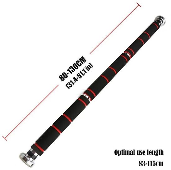 Barres horizontales de porte réglables,200kg,exercices d'entraînement à ...