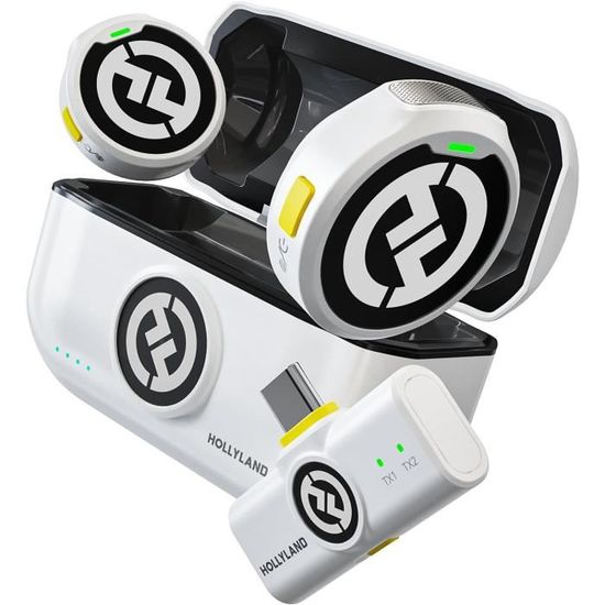 Hollyland Lark M2 Micro Cravate sans Fil Blanc - Cdiscount TV Son Photo