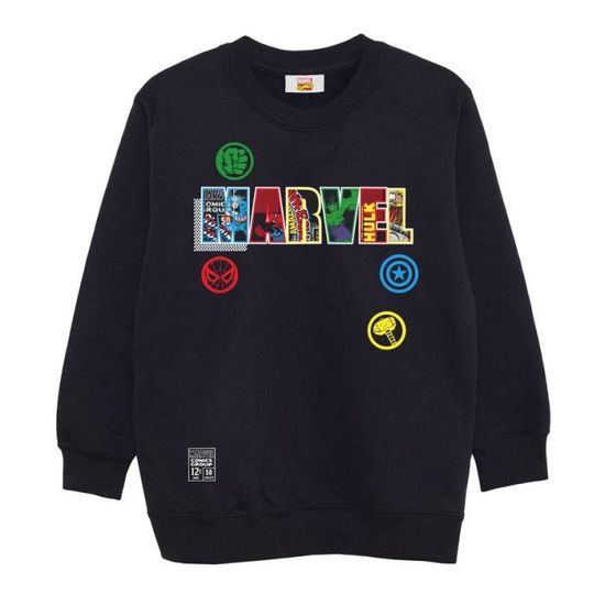 Marvel Avengers - Sweat - Fill Noir - Cdiscount Prêt-à-Porter