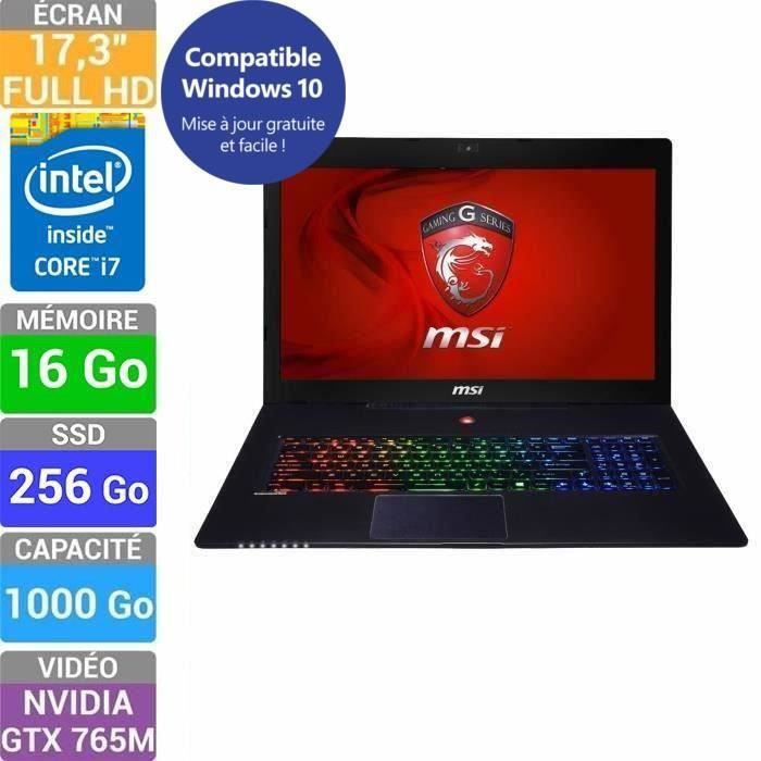 MSI Portable Gamer GS70 2OD-086FR - Cdiscount Informatique