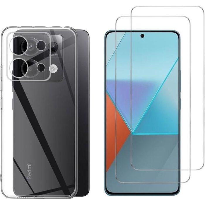 Coque pour Xiaomi Redmi Note 13 PRO 5G et 2 Verres Trempé Film ...