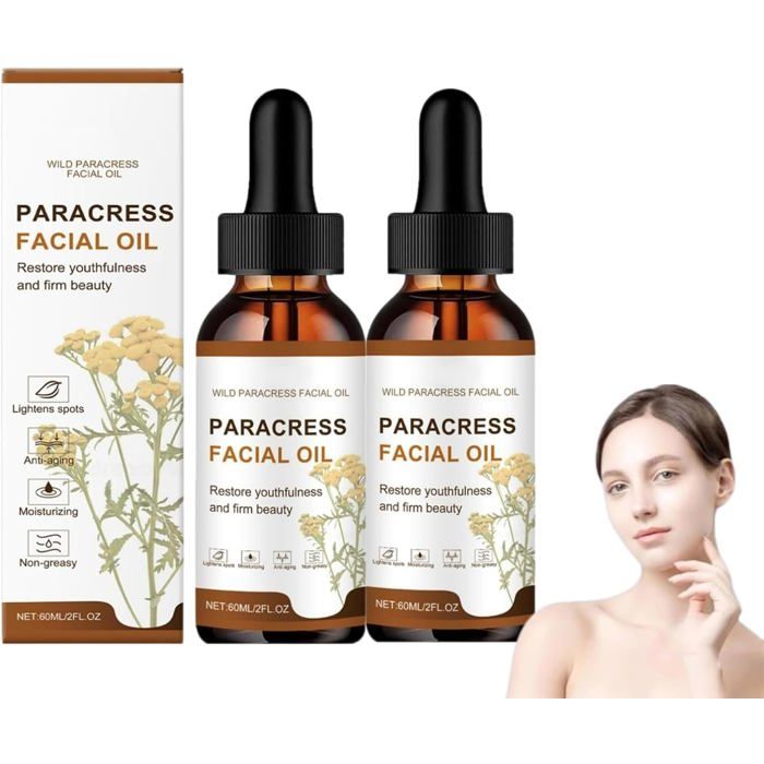 Paracress Facial Serum, Natural Paracress Extract Oil, Anti-Aging ...
