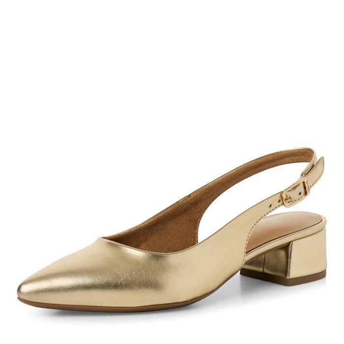 Chaussure Femme - Escarpins - TAMARIS - Cuir souple - Or - Achat ...