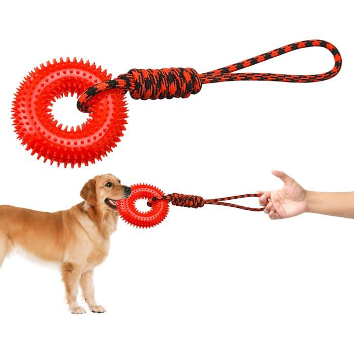 Indestructible Dog Toy For Aggressive Chewers Teething, Dog Toys ...