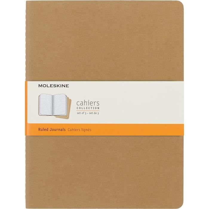 Cahier Journal Ensemble De 3 Carnets De Notes Lignés, Couverture ...