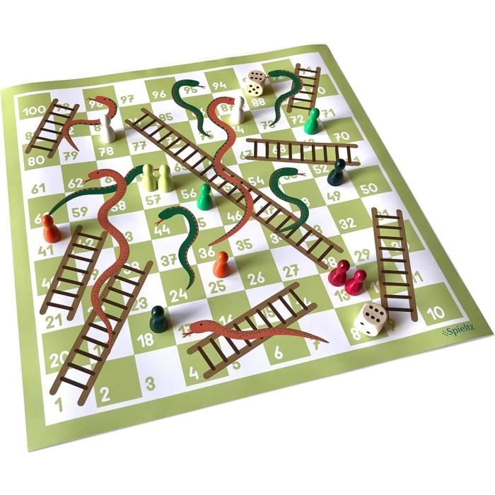 Jeu D'Échelle Serpentins Et Échelles Lavable, Différentes Tailles (100 ...