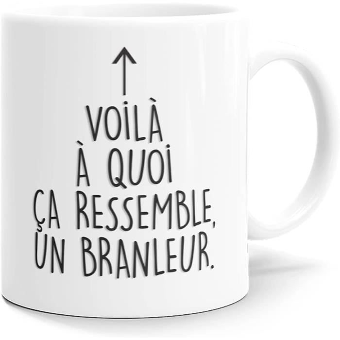 Mug Humour Homme Branleur Tasse Message Drôle Rigolo. Idée Cadeau ...