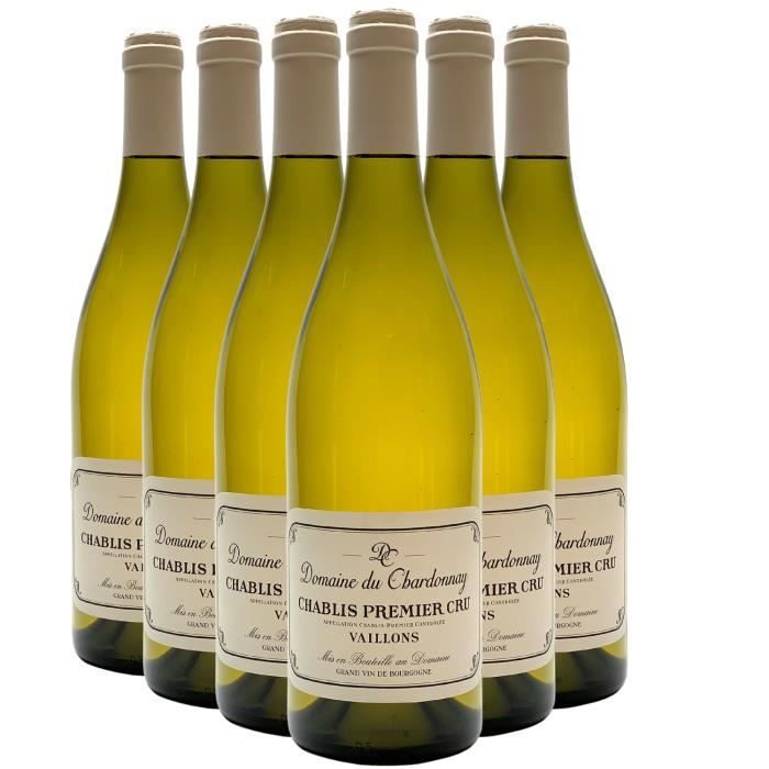 Chablis 1er Cru Vaillons Blanc 2020 - Lot de 6x75cl - Domaine du ...