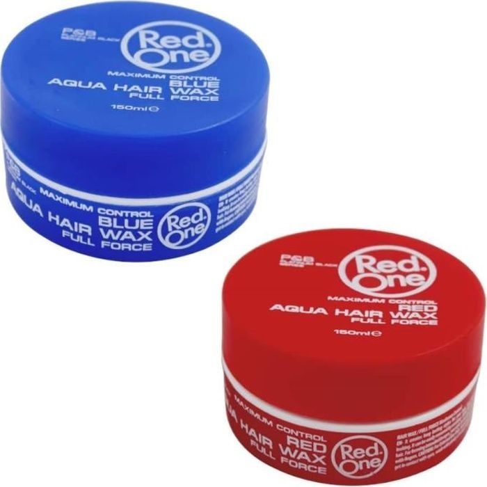 Red One Blue & Red Aqua Hair Wax Cire Coiffante - Cdiscount Au quotidien