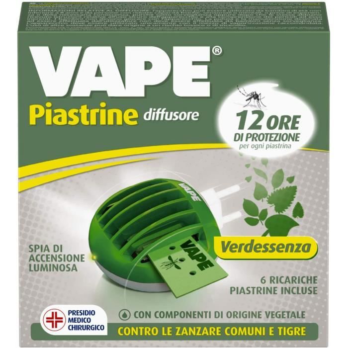 Vape Verdessenza Diffuseur électrique anti-moustiques, durée 12 heures ...