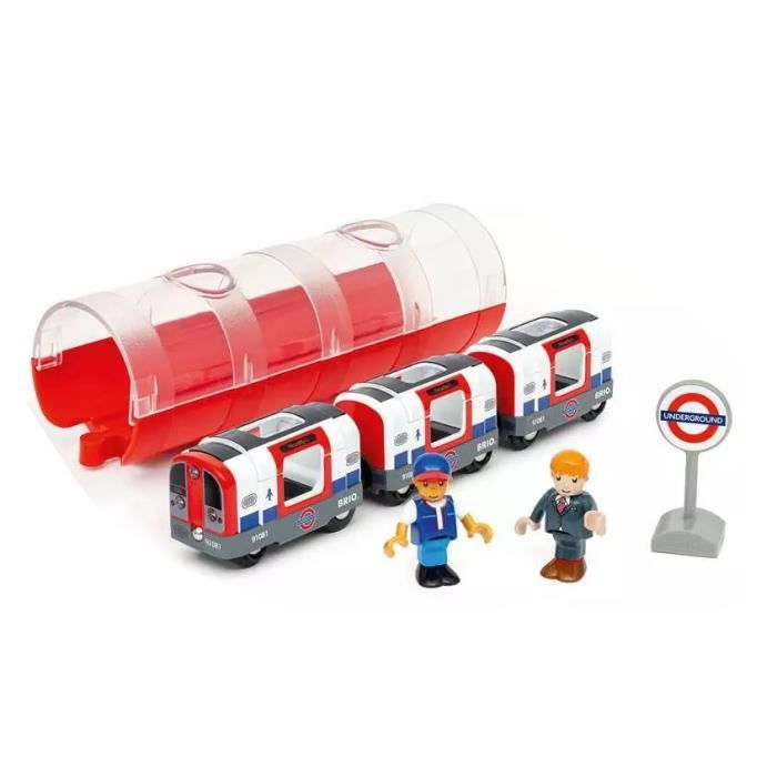 Train - BRIO - WORLD-36085 - Métro Londonien - Avec Lumière - 2 ...