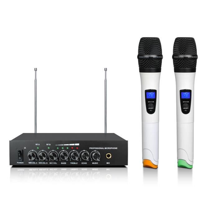 Micro sans Fil Bluetooth Microphone Système Portable Micro Karaoke ...