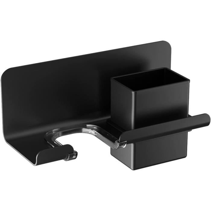 Support Mural Sans Perçage Pour Sèche-Cheveux - En Aluminium - Étagères ...