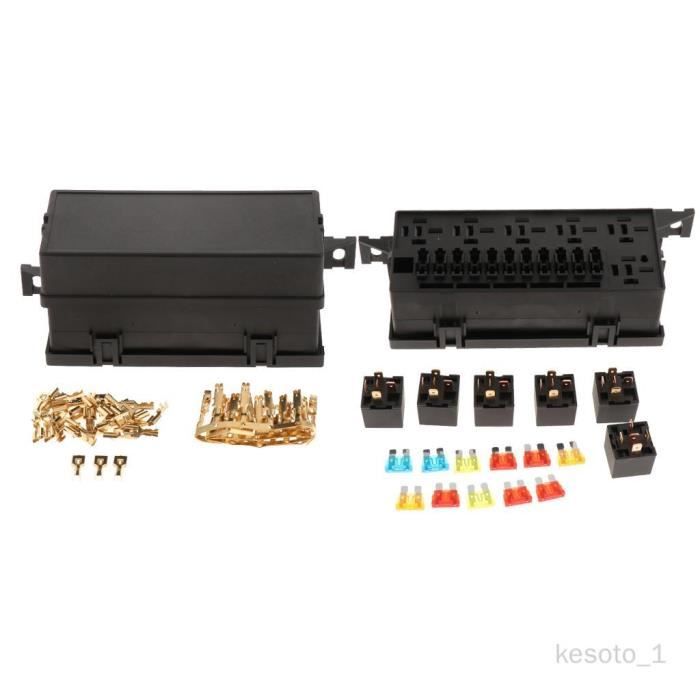 1 Jeu de à Fusibles à à 11 Voies Support de à Fusibles de Voiture Porte ...