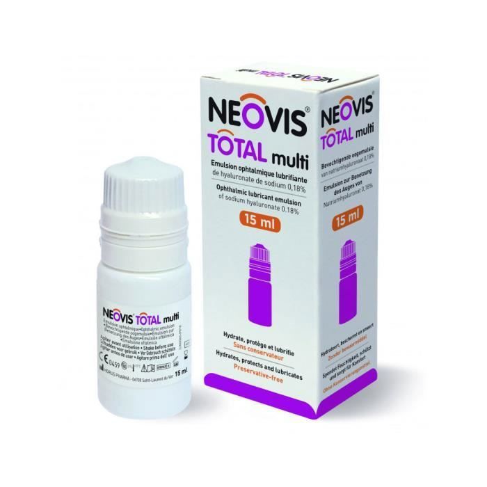 Neovis Total Multi Emulsion Ophtalmique Lubrifiante 15ml - Cdiscount ...