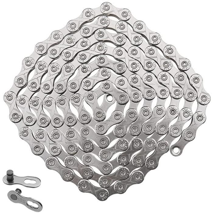 Chaine Pour Velo Vélo À 10 Vitesses Vtt Chaîne Vitesse Anti-Rouille ...