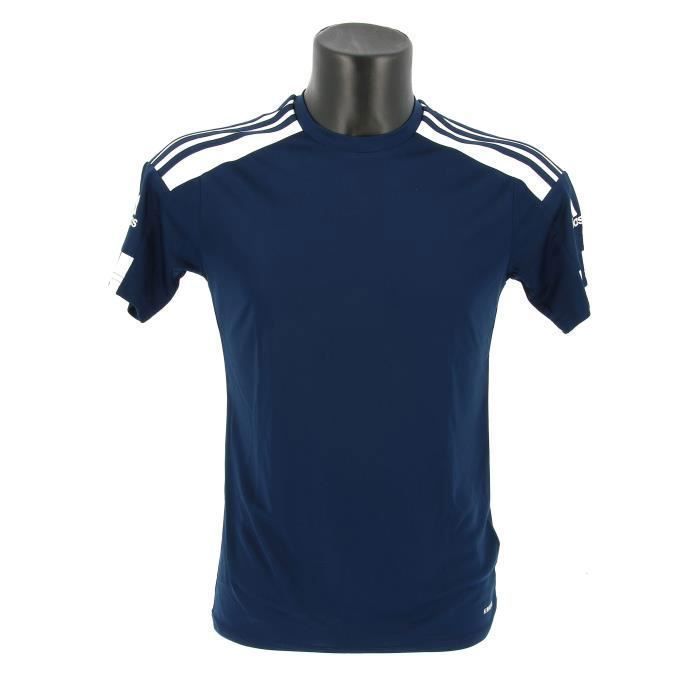 ADIDAS GN5724 SQUAD 21 JSY SS T-SHIRT HOMME TEAM BLEU MARINE TEAM BLEU ...
