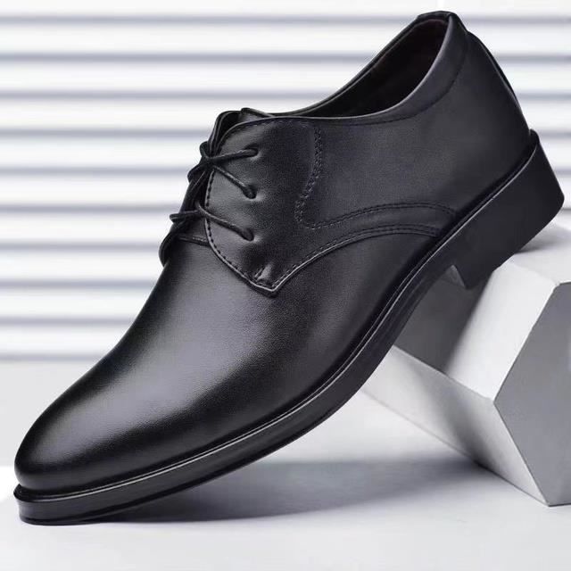Chaussures classiques en cuir pour hommes avec bout pointu en nubuck AY ...