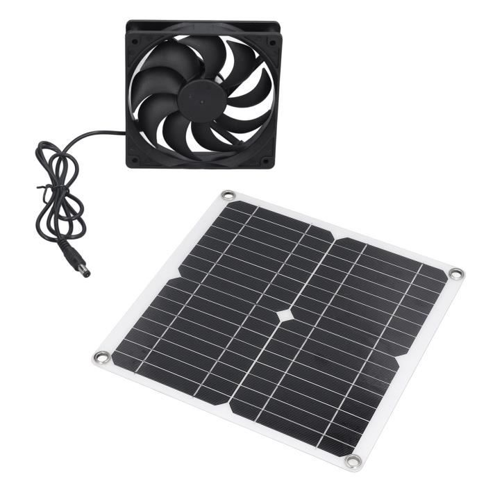 Ventilateur solaire de serre - OMABETA - Sur pied - 12W - 28x28cm - 490g - Cdiscount Bricolage