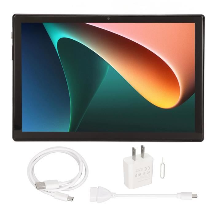 Qiilu Tablette portable Tablette 10,1 pouces 6G RAM 256G ROM Prise en ...